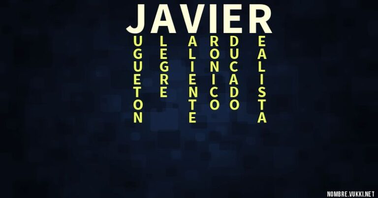 ¿Qué significa el nombre de Javier en la Biblia? – Famuse : #1 Models ...