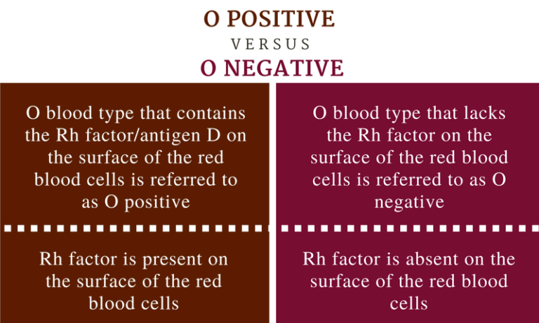 Is O positive or O negative Better?