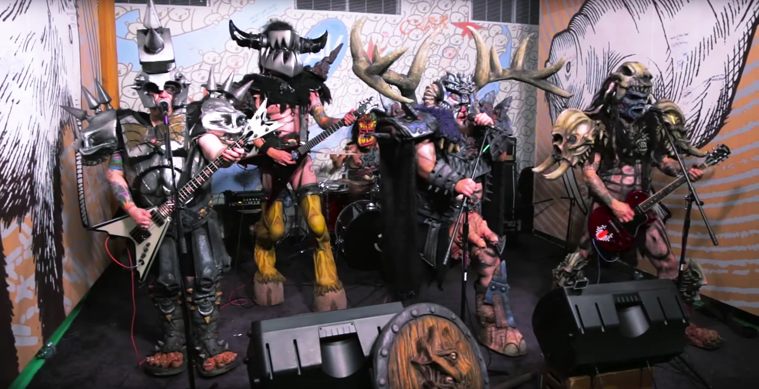 What does GWAR use for blood?