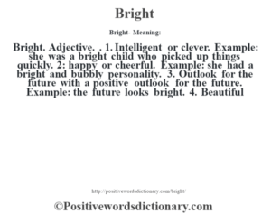 What does your future looks bright mean? – Famuse : #1 Models, Actors ...