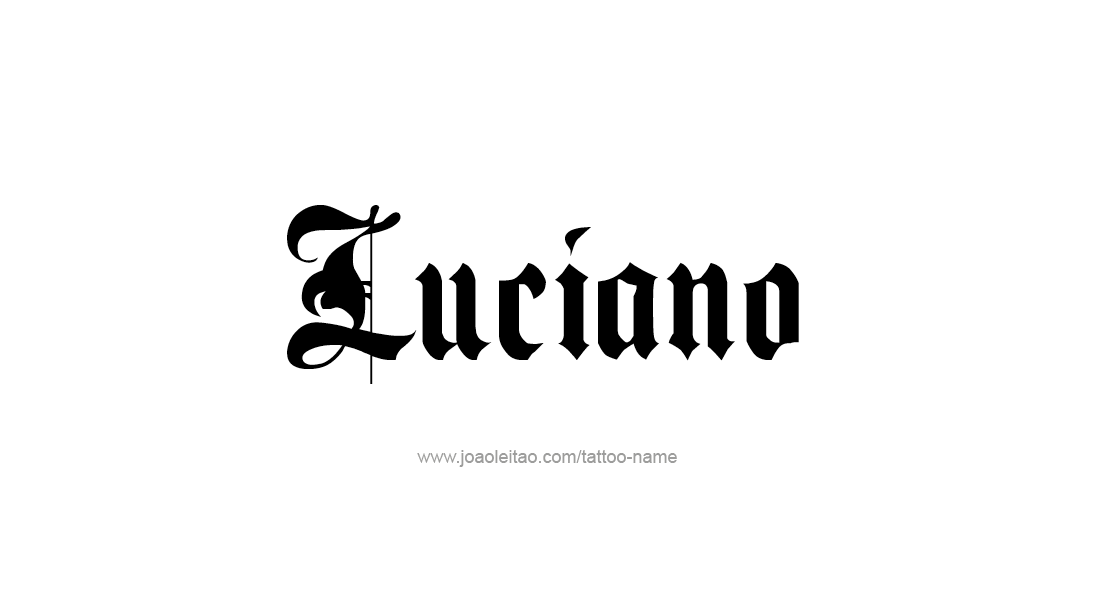 What is the English name for Luciano? – Famuse : #1 Models, Actors ...