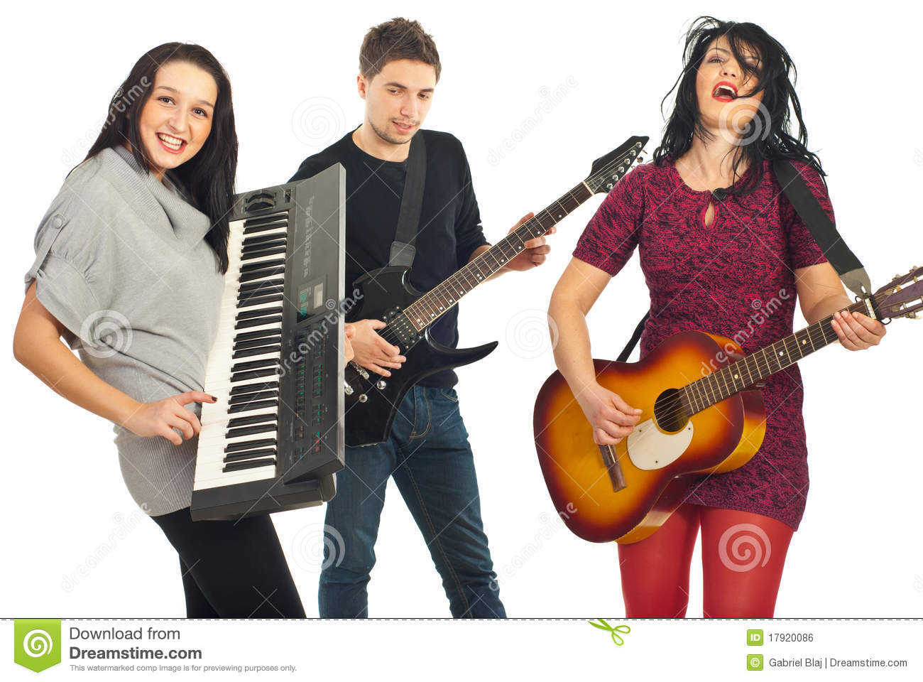 Which girl group featured musicians who played their own instruments ...