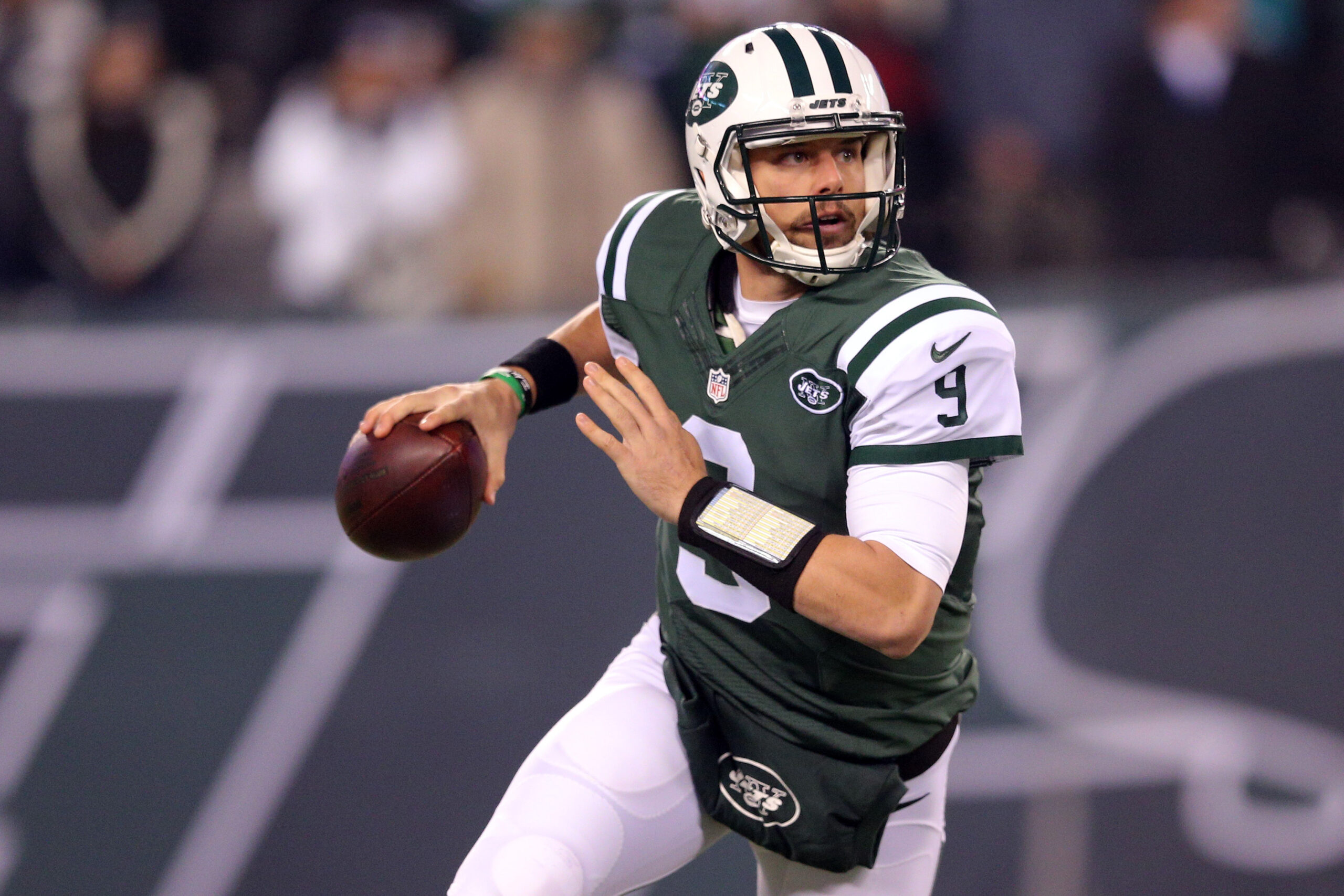 Who is Jets quarterback?