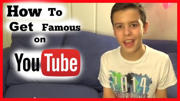 How can I become a famous YouTuber fast? – Famuse : #1 Models, Actors ...