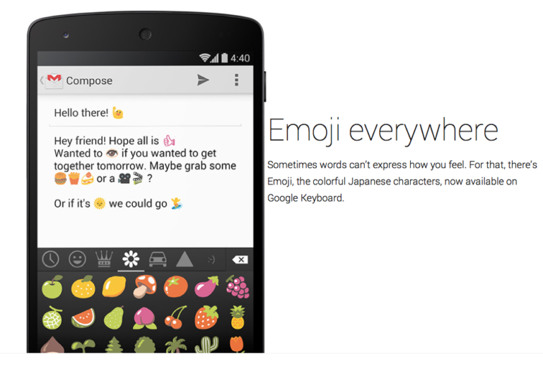 Do Androids Show Emojis
