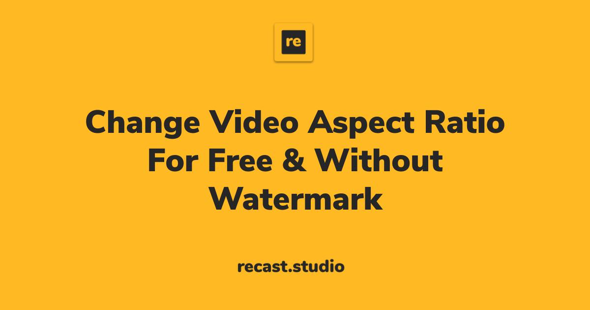 How Do You Change Aspect Ratio Famuse 1 Models Actors Agencies