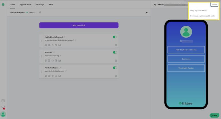 How do I set up Linktree? – Famuse : #1 Models, Actors, Agencies ...