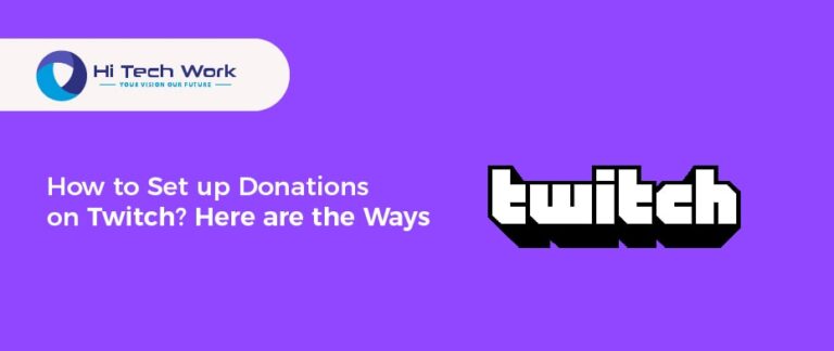 How do I setup donations on Twitch?