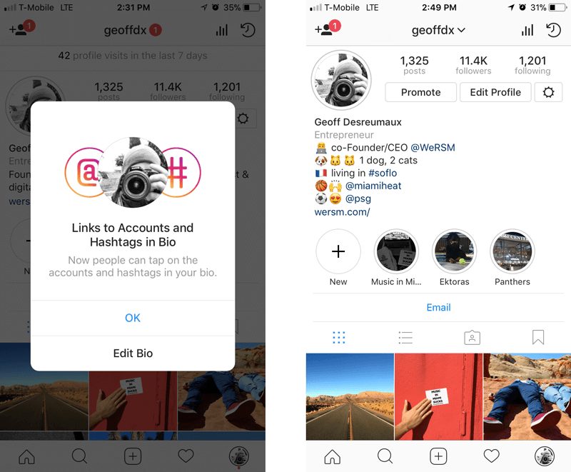 How Do You Edit Multiple Lines In Instagram Bio 