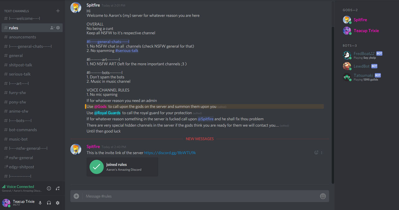 Is there a Discord for artists?