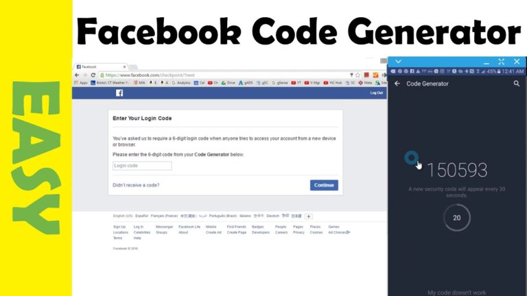 Where is the code generator on Facebook 2021? – Famuse : #1 Models ...
